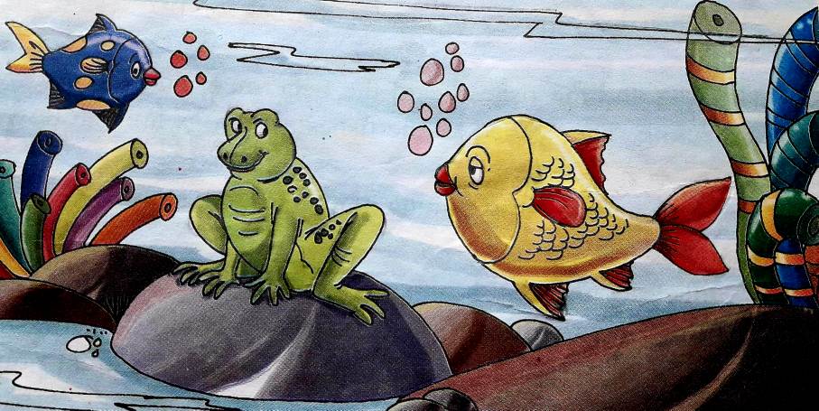 The Clever Fish Story In English With Lyrics Short Moral Story For the-clever-fish-story-in-english-with-lyrics-short-moral-story-for
