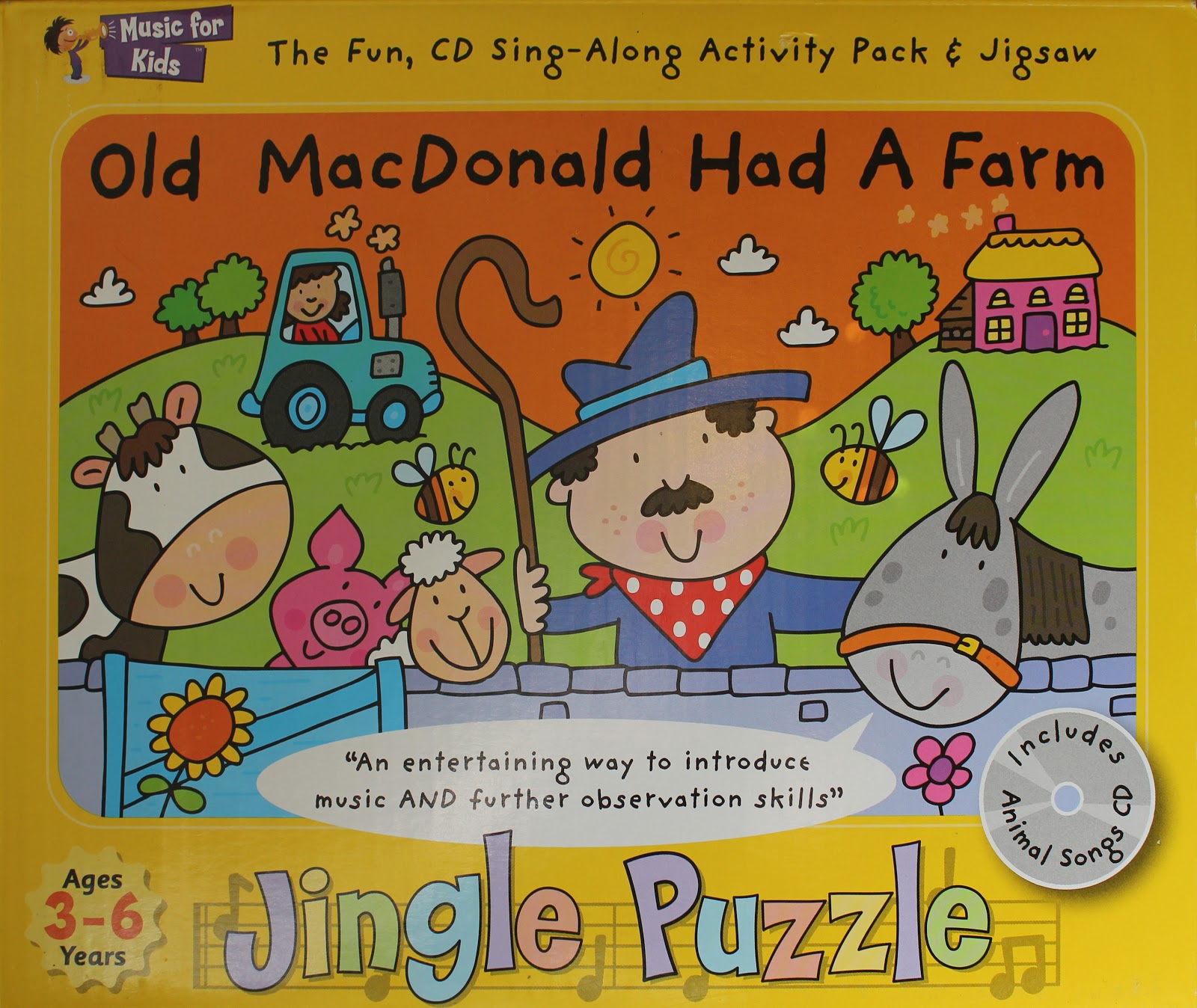 Craftaholic: Jingle Puzzle Old MacDonald had a farm