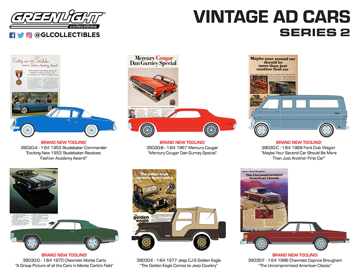 T-Hunted!: Novidades na série Vintage Ad Cars