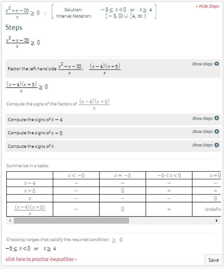 Symbolab Blog: High School Math Solutions – Inequalities Calculator ...
