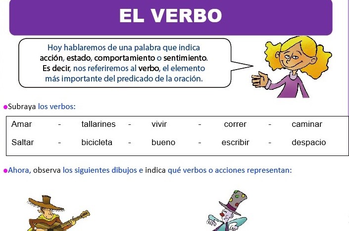 ESPAÑOL: EL VERBO
