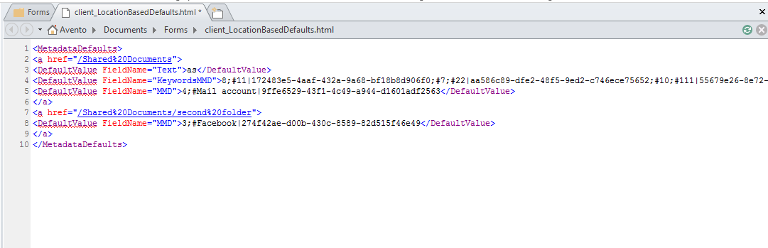 SharePoint: How to retrieve Location based metadata defaults using CSOM SharePoint: How to retrieve Location based metadata defaults using CSOM