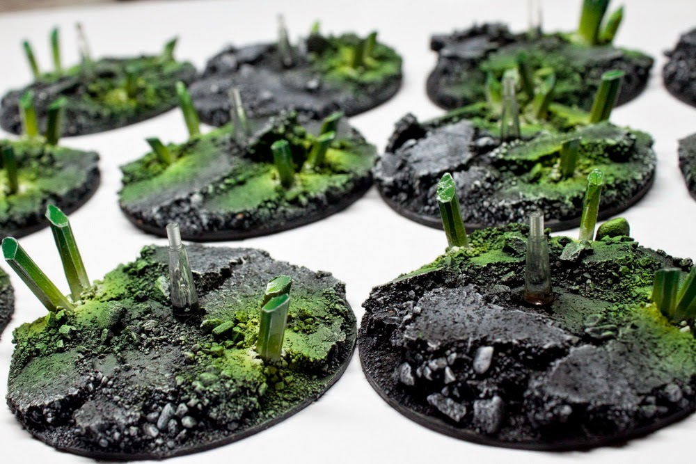 How to: Necron bases with crystals from Paint Forge - Forum - DakkaDakka