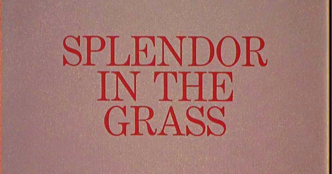DREAMS ARE WHAT LE CINEMA IS FOR...: SPLENDOR IN THE GRASS 1961