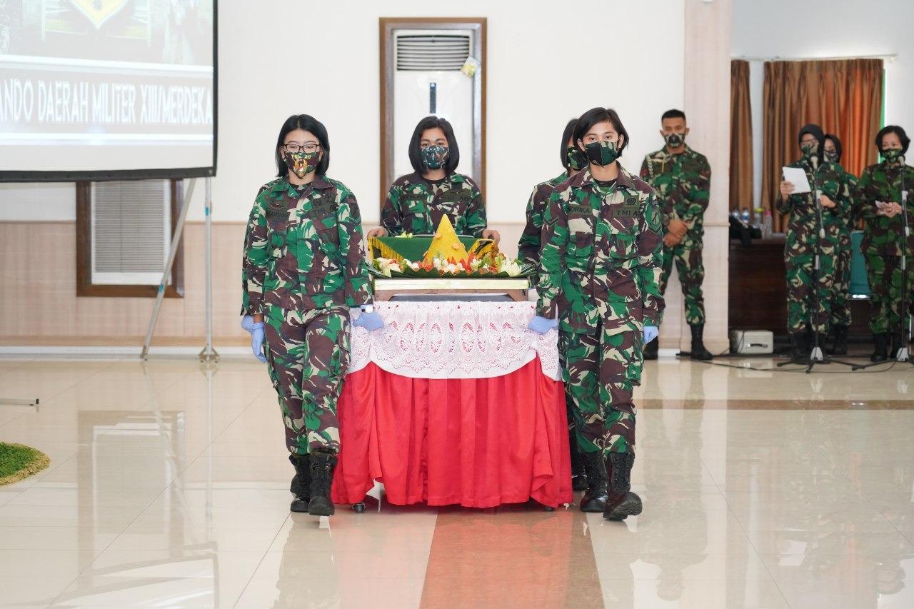 Kodam XIII/Merdeka Rayakan HUT Kodam XIII/Merdeka ke 62 | Kodam XIII ...