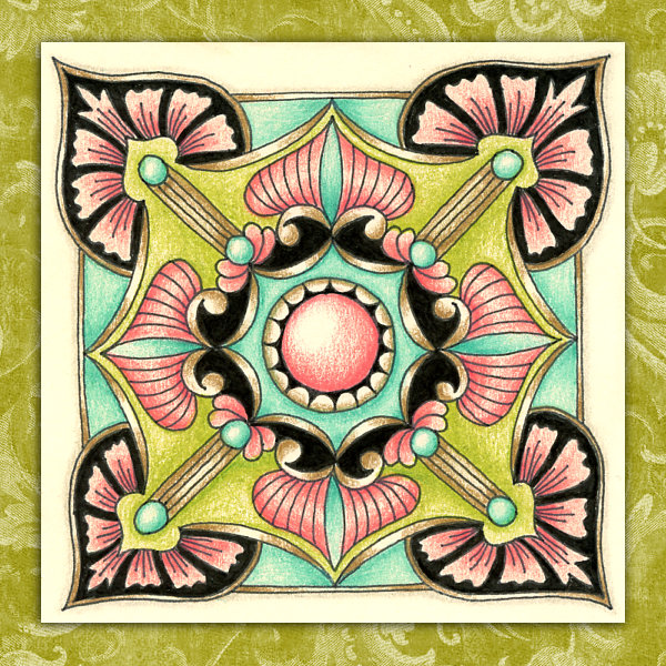 Time for Tangling: Today's Tangle - The Italian Tangle Video Tutorial