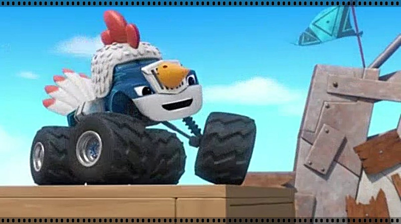 Blaze and the Monster Machines - Construction Crew to the Rescue-Full ...