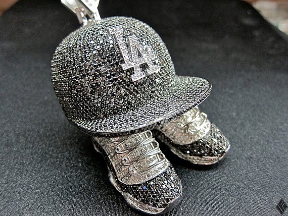 KIXIONARY WORLD: Air Jordan XI ‘Concord’ Diamond Pendant By IF and Co.