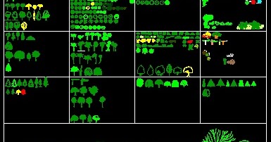 CAD Blocks - PART 07 ( Plants )