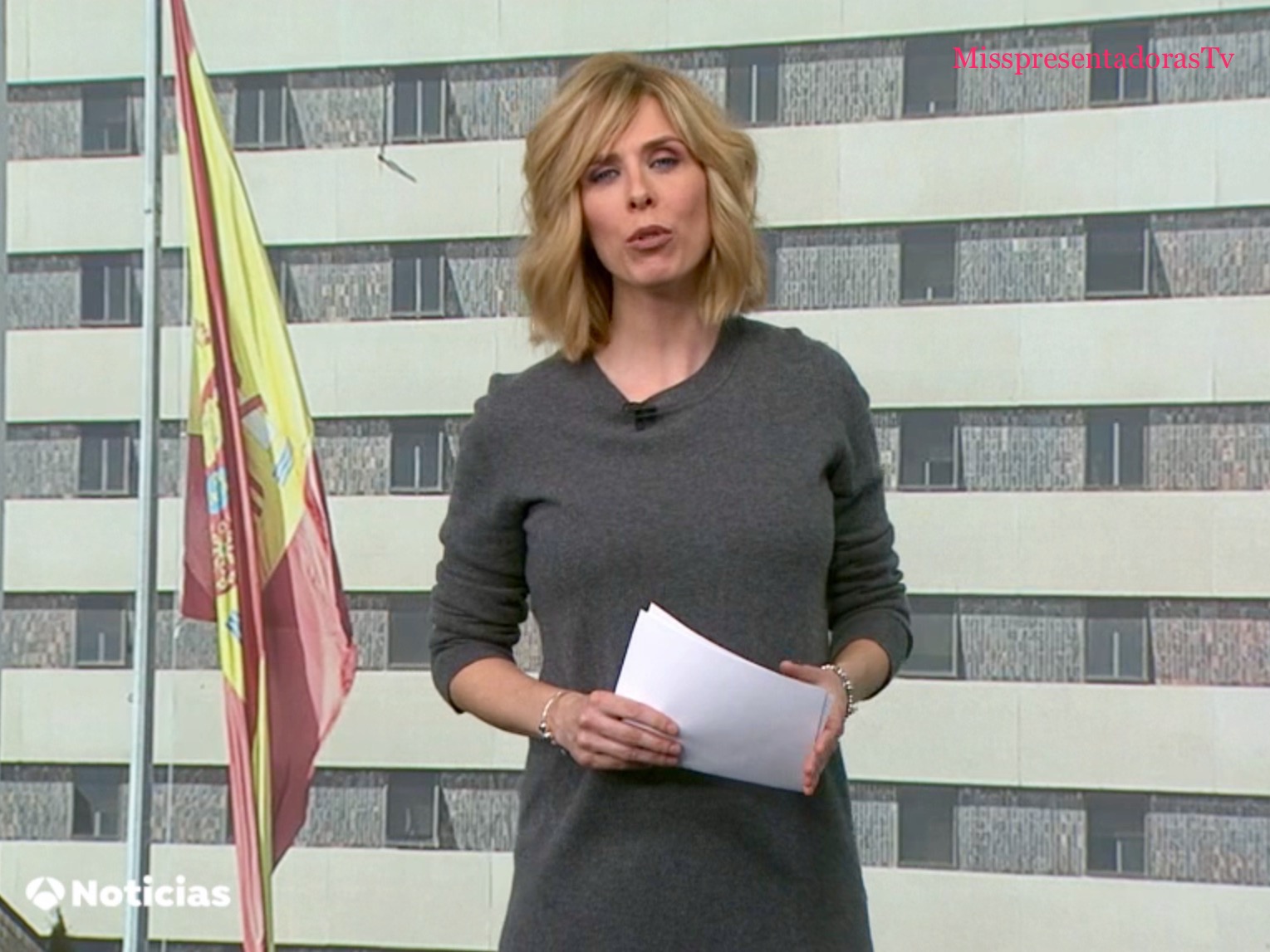 Miss Presentadoras TV: María José Sáez. A3 Noticias2 (3/2/20)