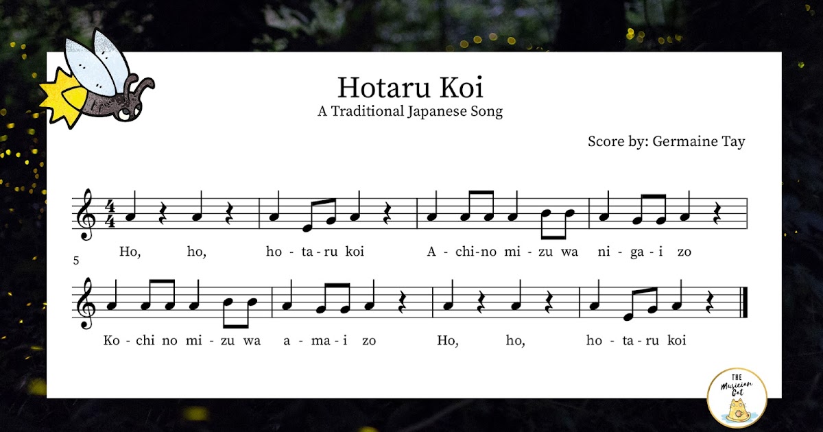 Teaching Hotaru Koi in a Music ClassThe Musician Cat