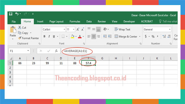 Belajar Dasar - Dasar Microsoft Excel Sampai Mahir - The Encoding Belajar Dasar - Dasar Microsoft Excel Sampai Mahir - The Encoding