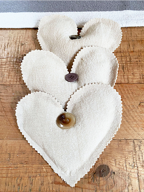 Heart Sachets for Valentine's Day