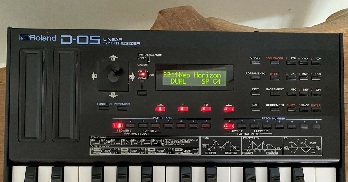MATRIXSYNTH: Roland D-05 Boutique Synthesizer With K-25M
