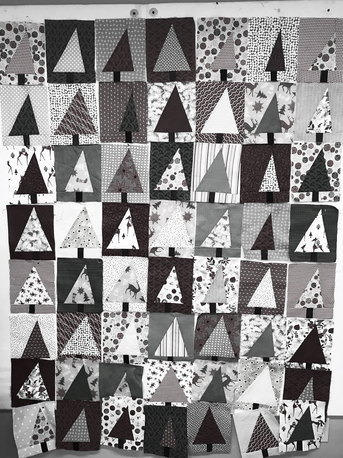 Kwilty Pleasures: MODERN CHRISTMAS TREE BLOCKS