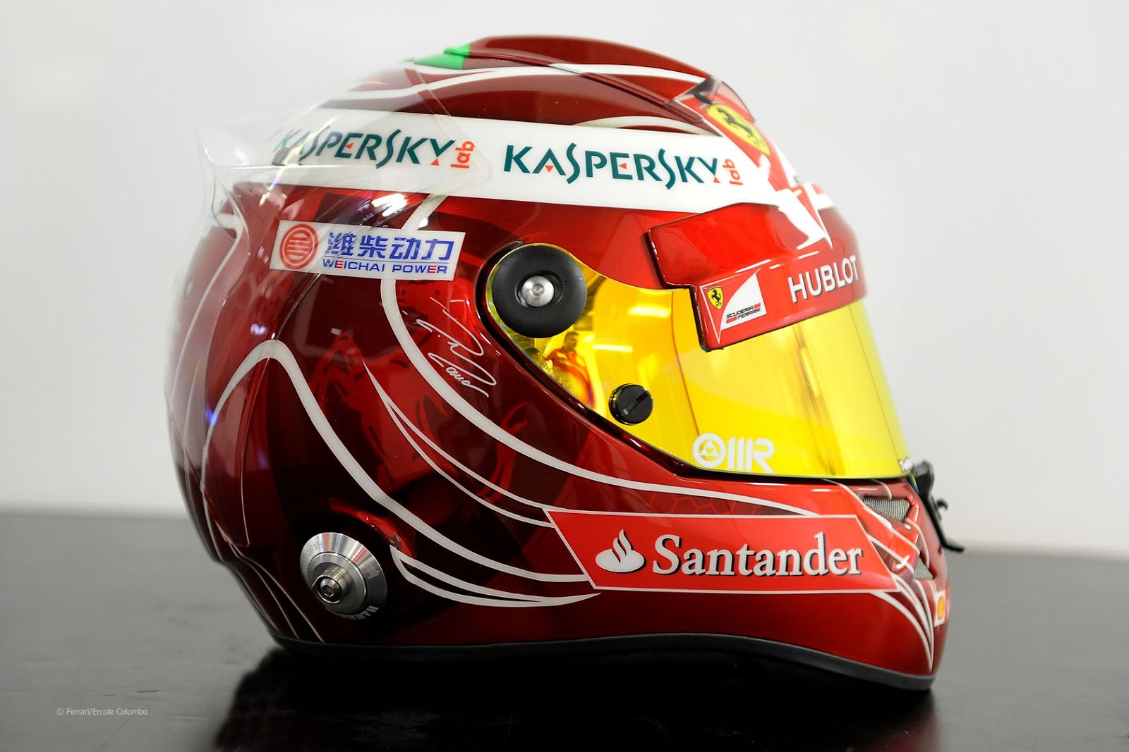 Racing Helmets Garage: Schuberth SF1 F.Massa Interlagos 2013 by Jens ...