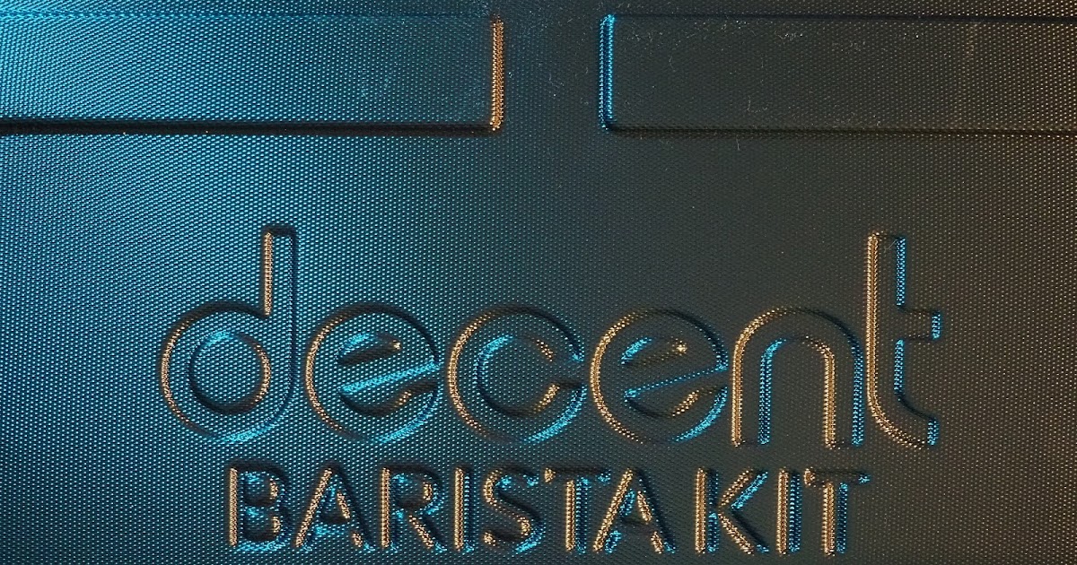 Decent Espresso Barista Kit V1 開箱簡評 + WPM 淺評