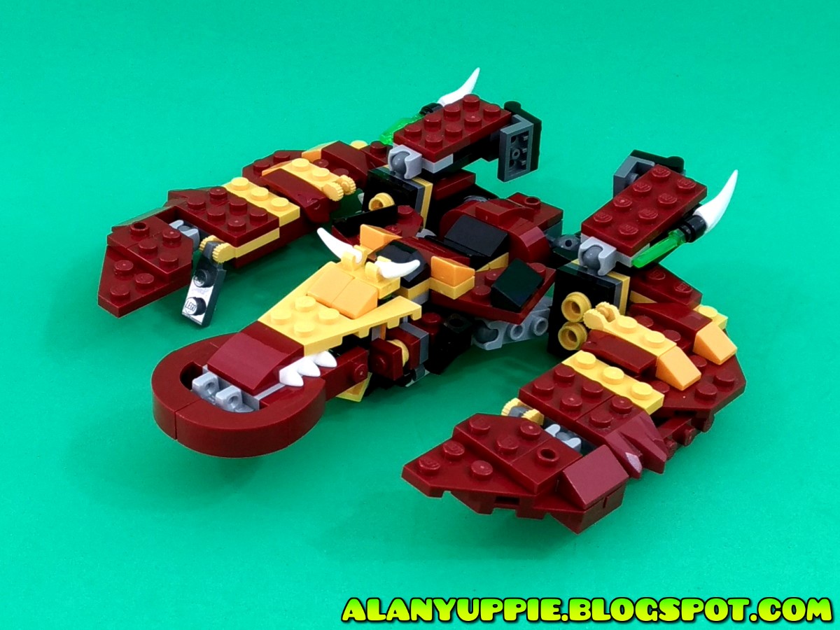 LEGO MOC Transformer Batwing from LEGO set 31073: Mythical Creatures by ...