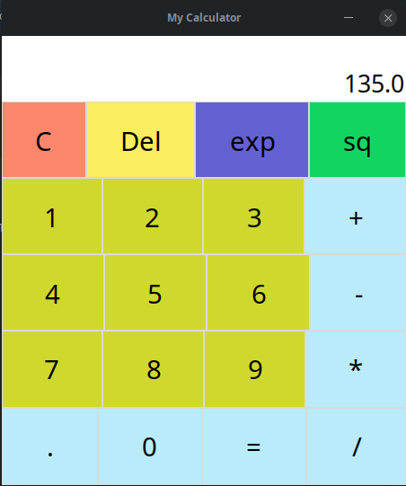 𝓜𝔂 𝓒𝓸𝓭𝓲𝓷𝓰 𝓑𝓵𝓸𝓬𝓴𝓼: Simple GUI Calculator using Tkinter in Python.