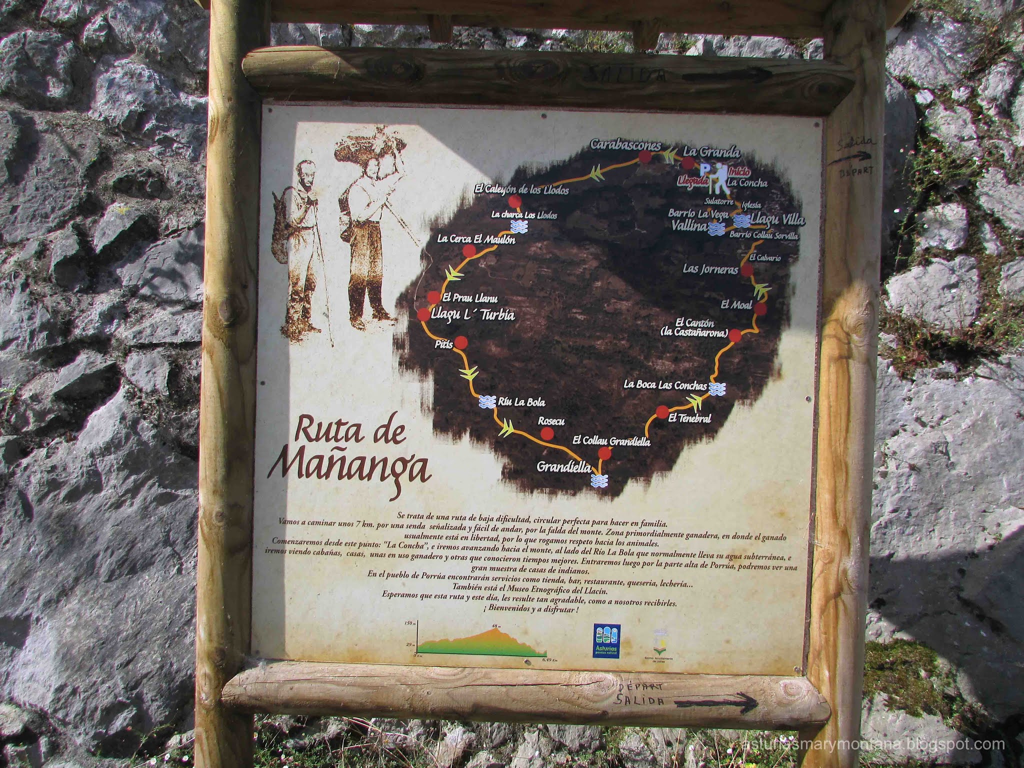 Asturias Mar y Montaña: PR-AS 150 RUTA DE MAÑANGA