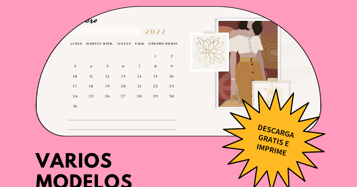 Calendarios 2022 Pdf Para Imprimir Gratis