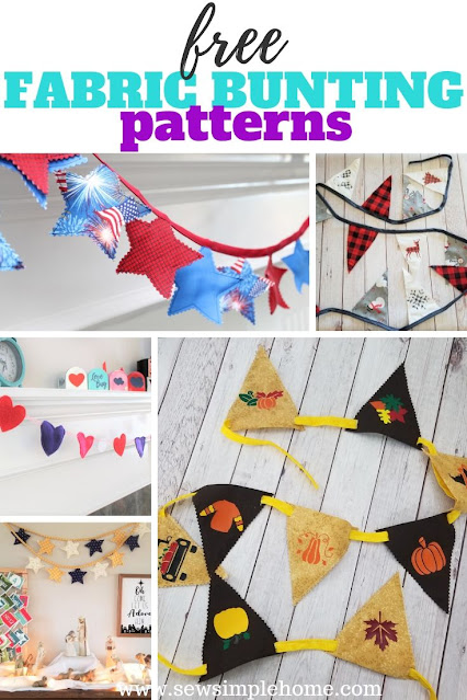 How to Make Bunting - Free Template | Sew Simple Home