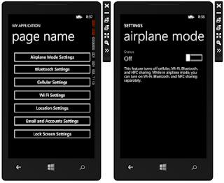 2. Launch the AirplaneMode Settings App using URI Scheme in Windows Phone 8