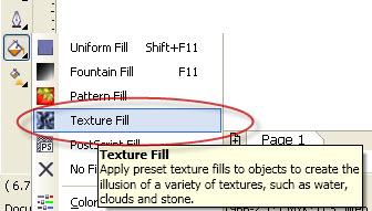 Texture Fill pada CorelDRAW | Belajar CorelDRAW