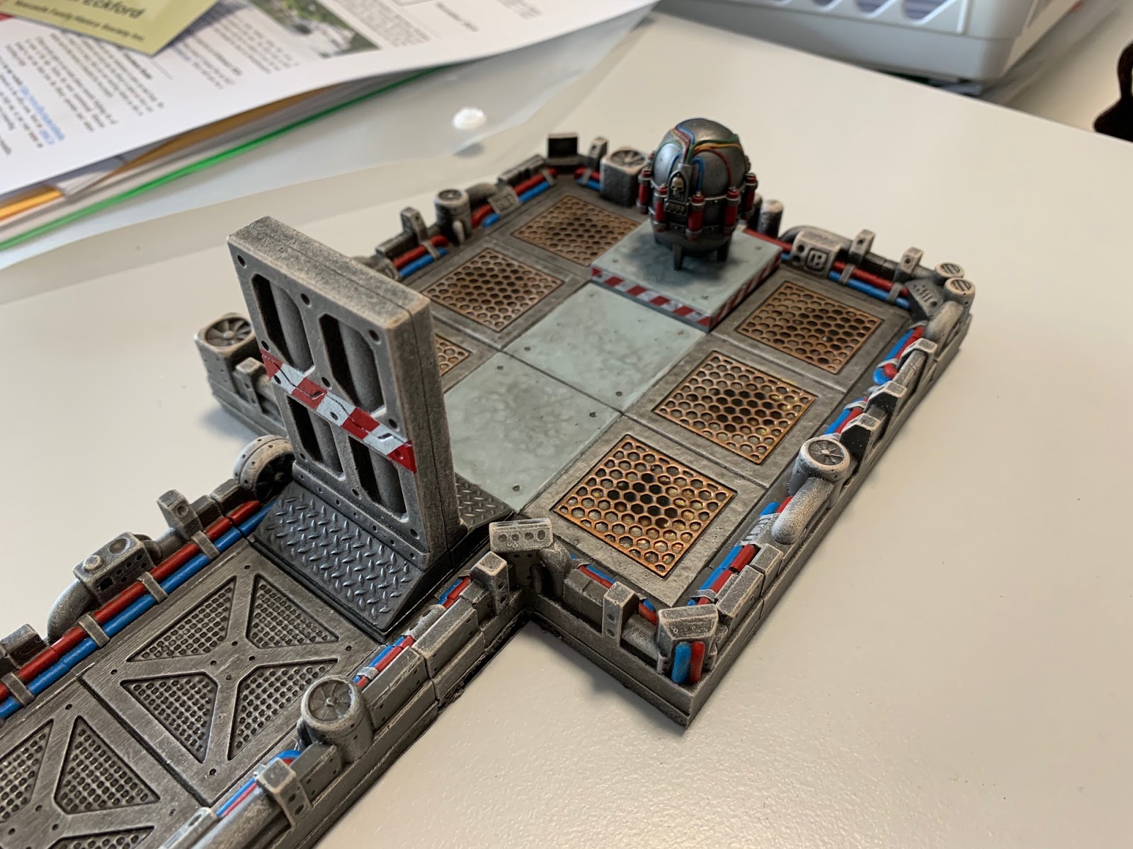 Ekfud's Daemonbanes: Space Hulk board tiles in action (with terminator ...