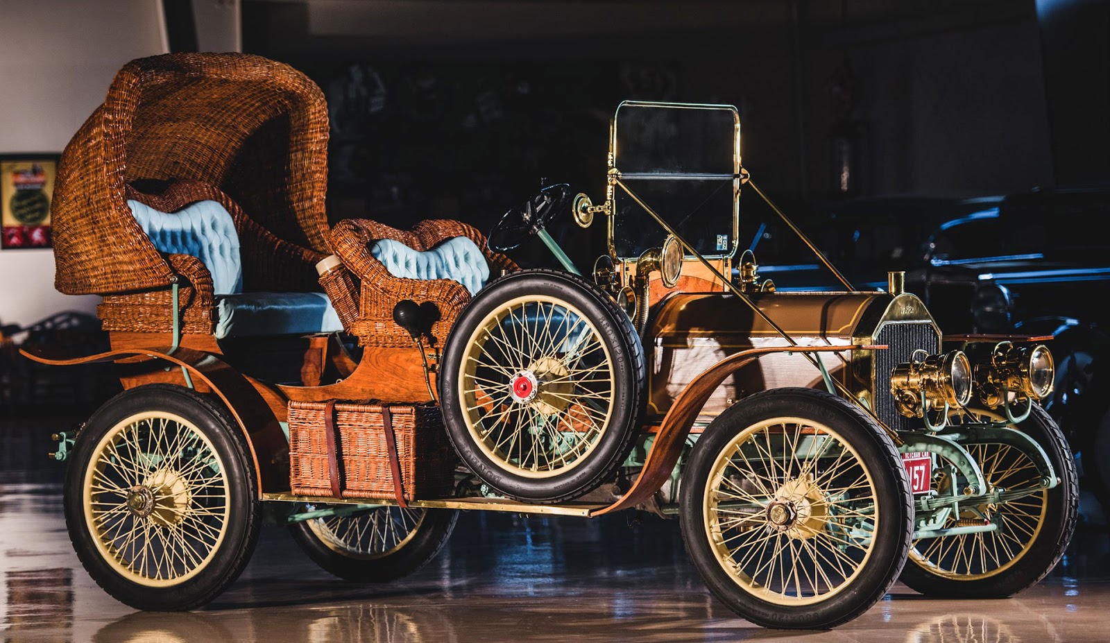 Just A Car Guy: 1911 Napier 15 HP Victoria, one of the few wicker ...