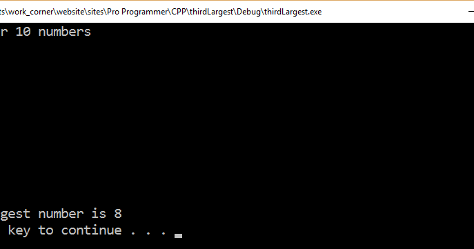 How To Find Third Greatest Number In Array In C PProgramming How To Find Third Greatest Number In Array In C PProgramming