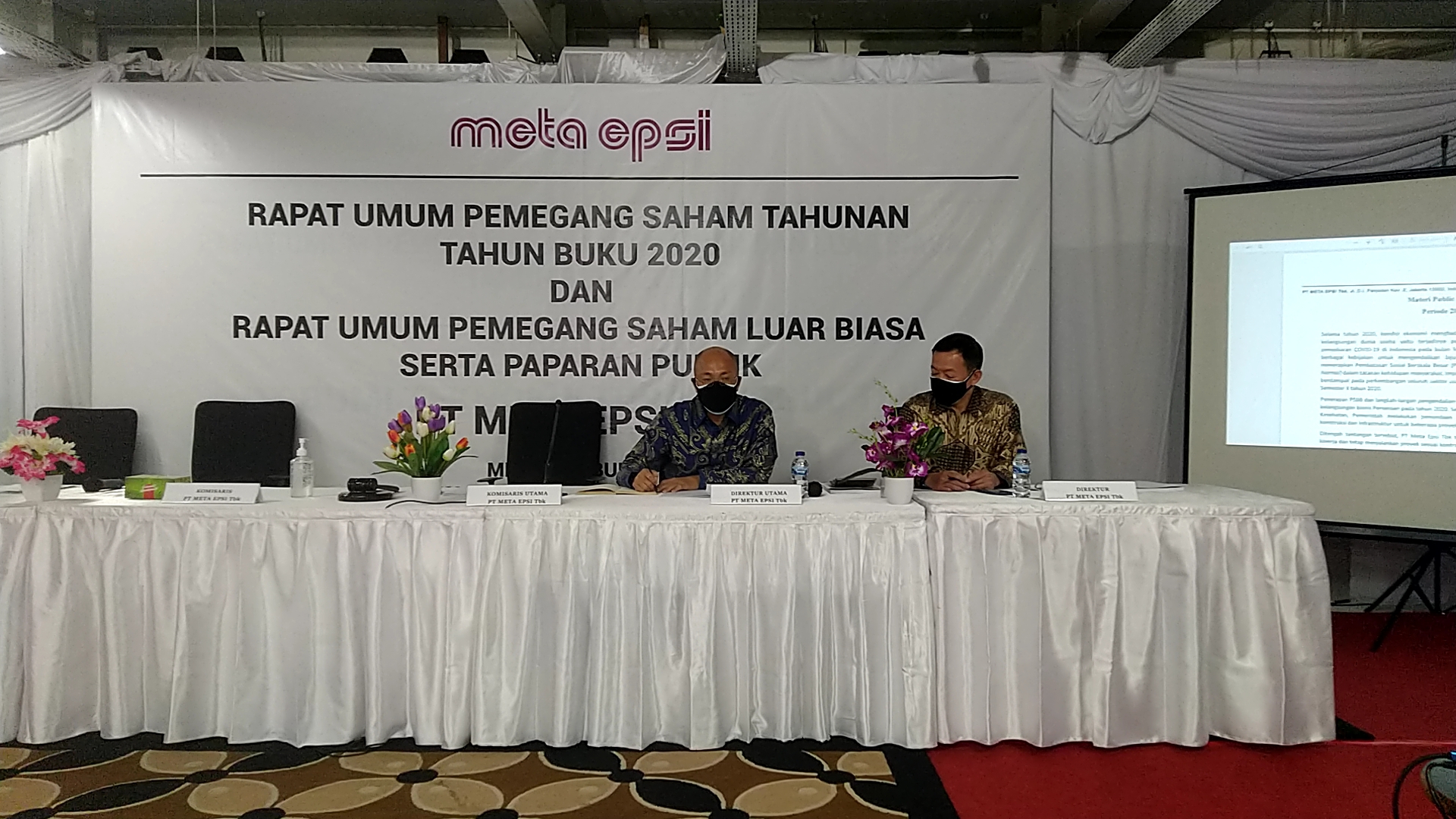 Tahun 2020, Meta Epsi Bukukan Rugi Bersih Rp29,16 Miliar ~ Duta ...