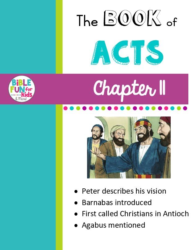 Acts Chapter 11 | Bible Fun For Kids