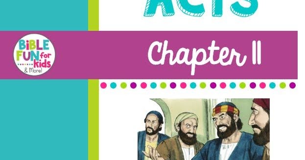 Acts Chapter 11 | Bible Fun For Kids
