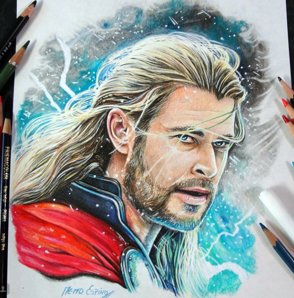 Lukisan Pensil Warna Seni Visual