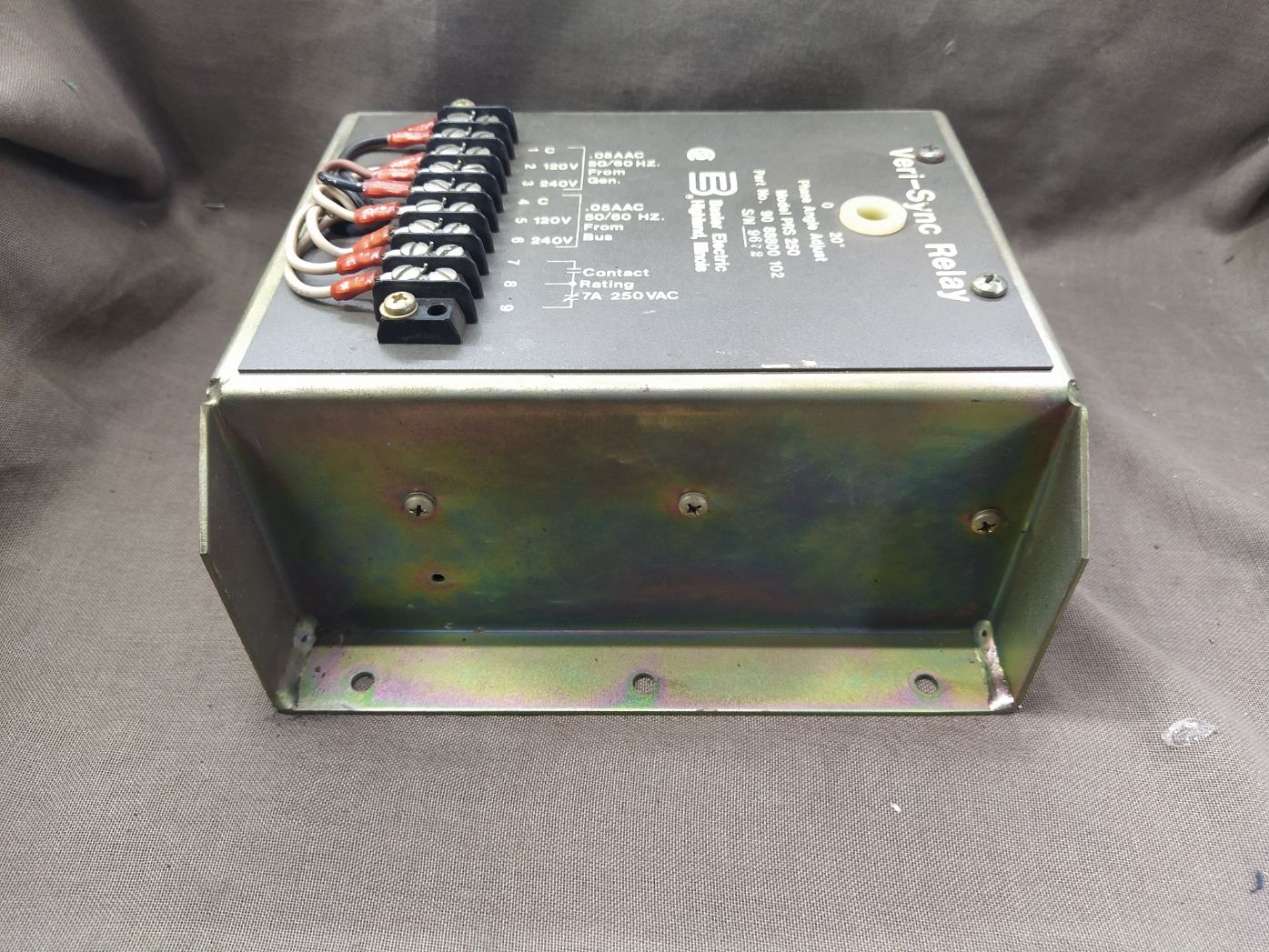 BASLER ELECTRIC PRS 250 VERI SYNC RELAY 90 88800 102