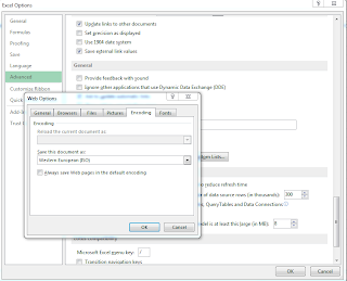 Technical Tips: How To Change Character Encoding In Excel 2013?