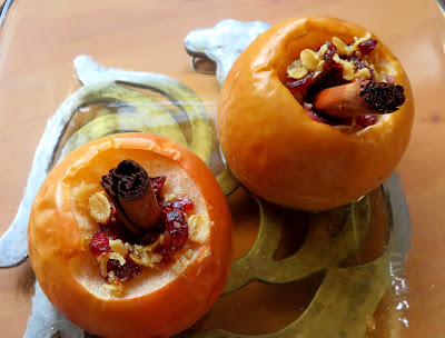 Maple & Cranberry Baked Apples | The English Kitchen