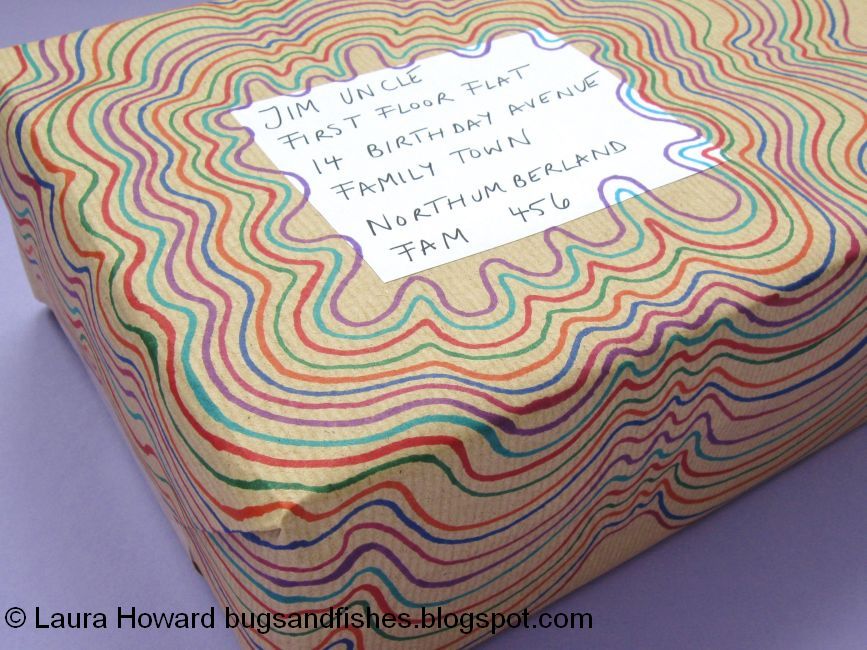 Bugs and Fishes by Lupin: 3 Creative Ideas for Decorating your Parcels