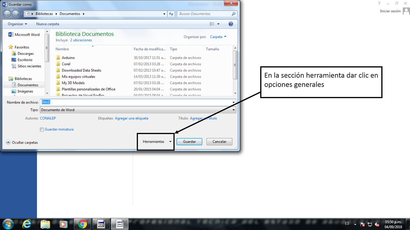 3.3 Guardar y guardar como un documento
