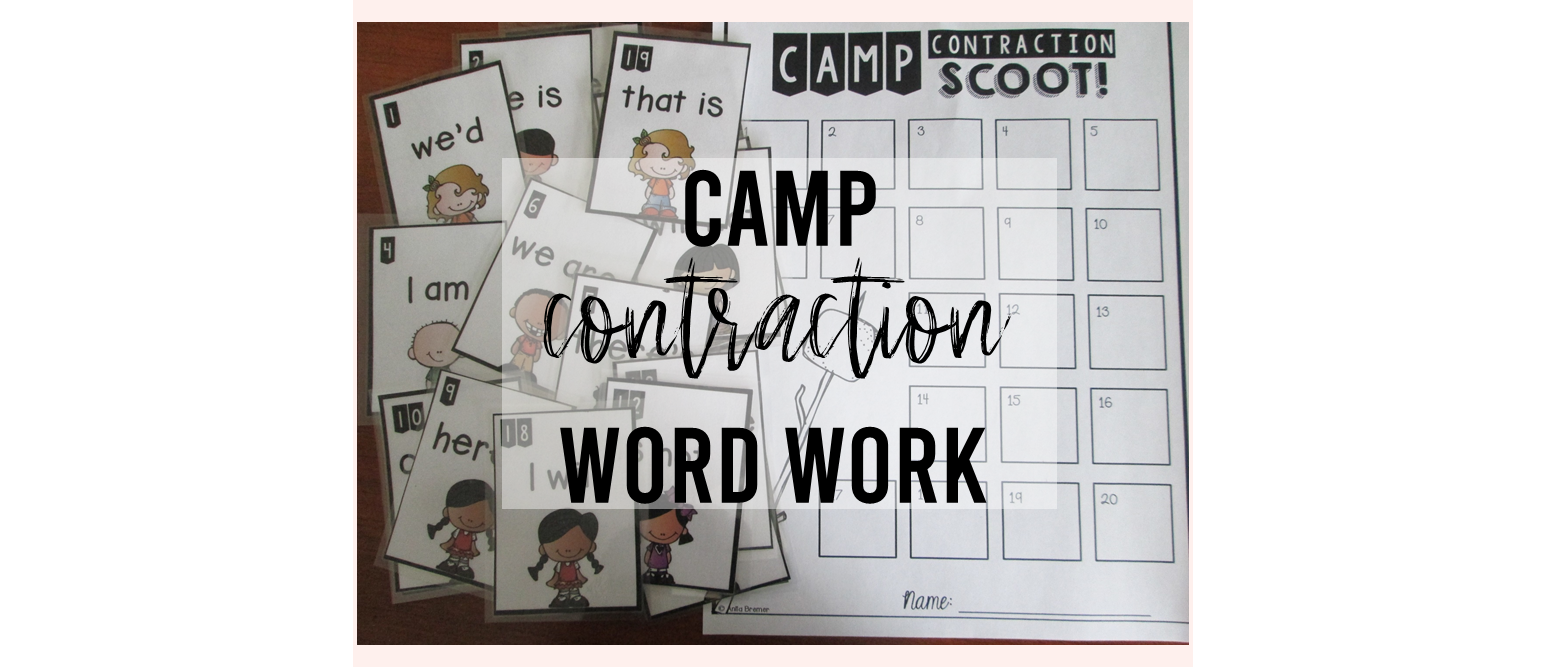 Camp Contraction {practice with contraction learning} | Mrs. Bremer's Class
