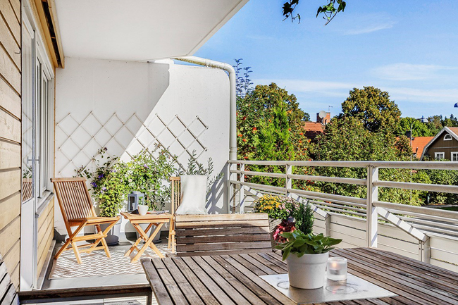 ESTILO RUSTICO: Balcones Rusticos Escandinavos