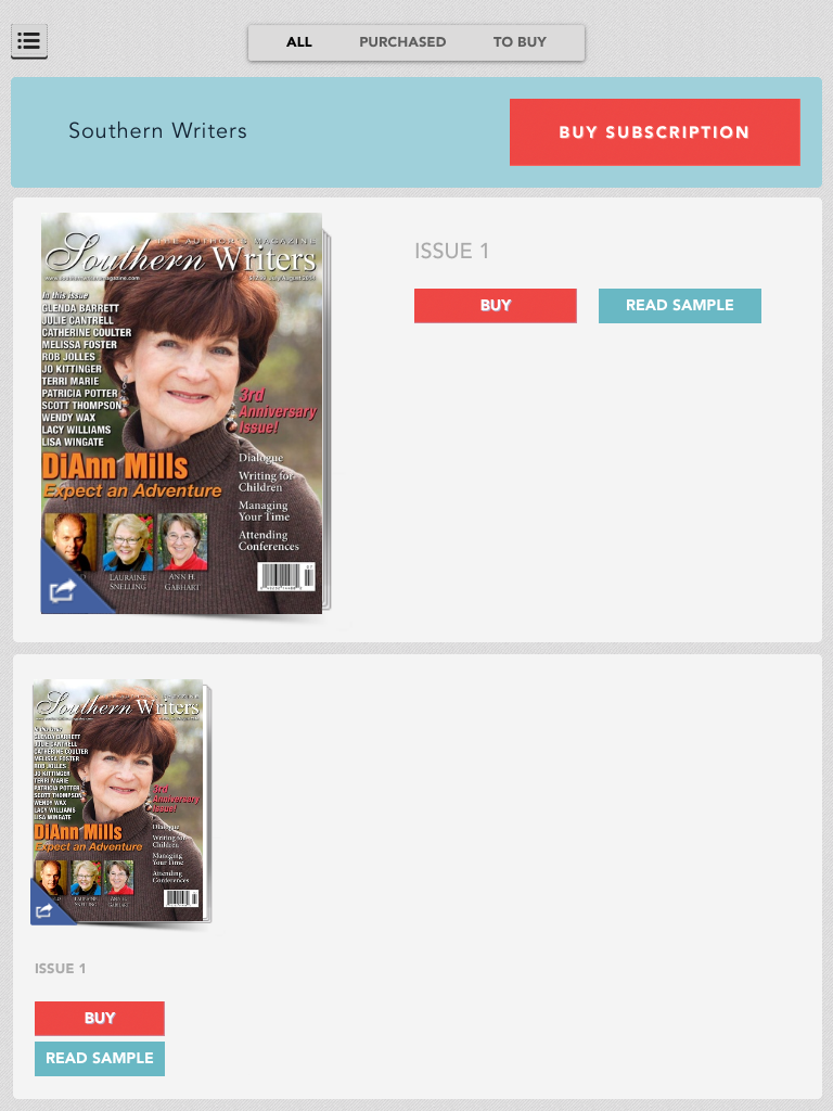 Suite T- The Author's Blog: Southern Writers Magazine Has an App—It's ...