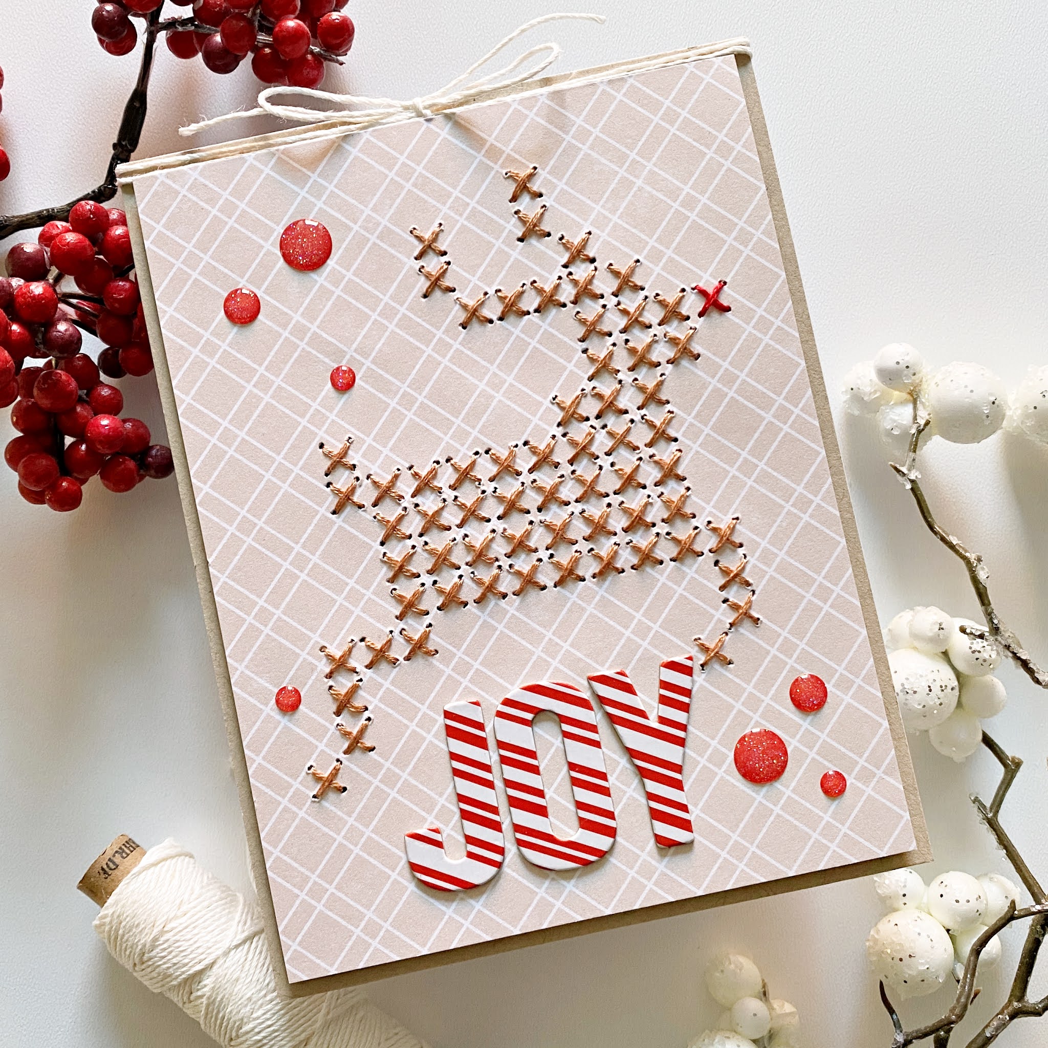 Cross Stitch Christmas Cards by Zsoka Marko | Paige Taylor Evans