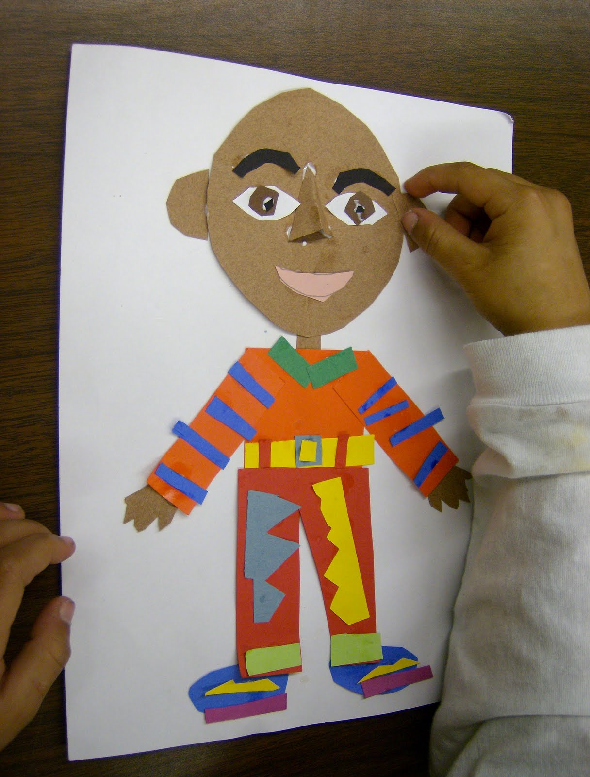 Zilker Elementary Art Class: 1st Grade Self Portrait Collage
