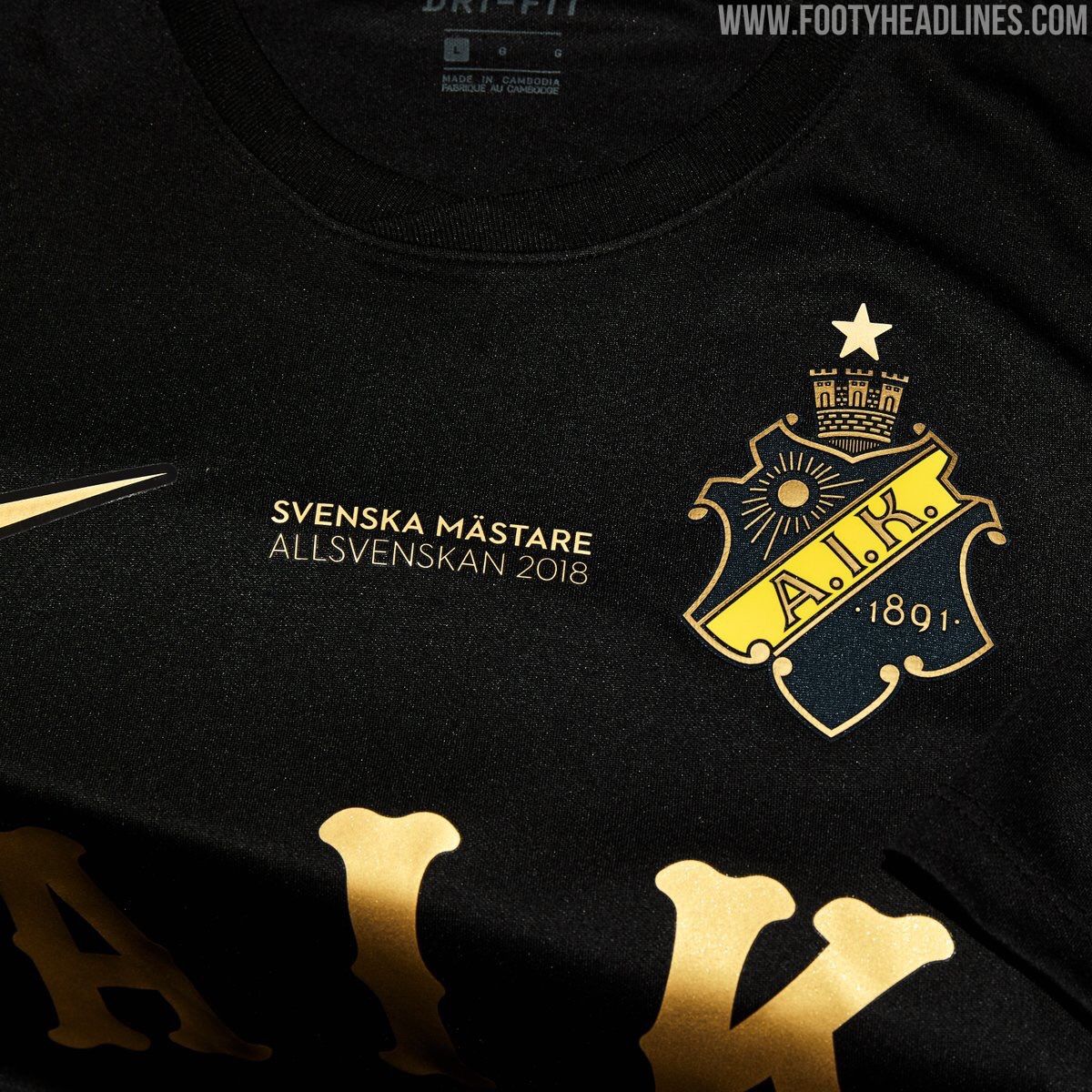 Special Nike AIK 2018 Swedish Champions Jersey Launched - Footy Headlines