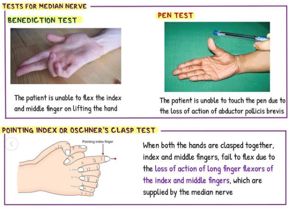 Tests for Median Nerve.