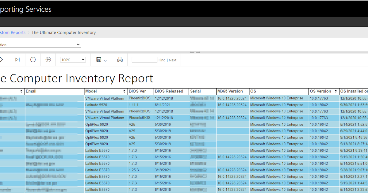 Config Manager Reporting & The Ultimate Computer Inventory Report