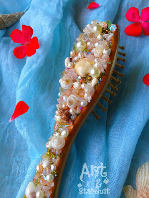 DIY Mermaid Hair Brush