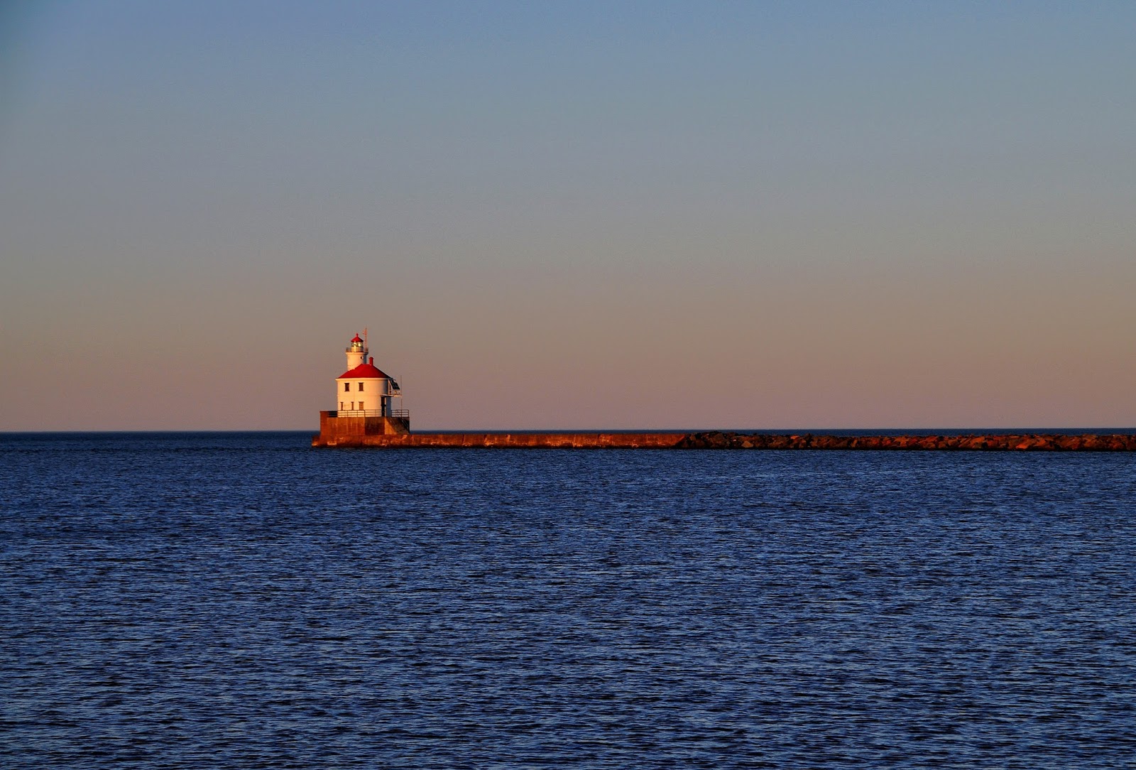 WC-LIGHTHOUSES: WISCONSIN POINT (SUPERIOR ENTRY BREAKWATER) LIGHTHOUSE ...